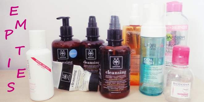 Empties - Άδεια προϊόντα καθαρισμού για το πρόσωπο - BeautyBook.gr